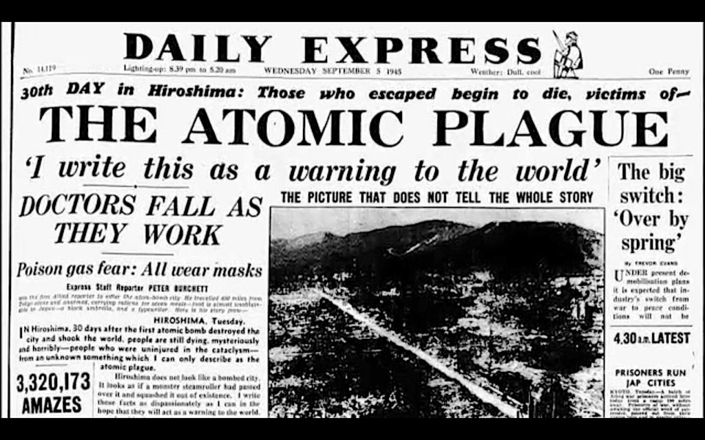 Uncovering an Atomic Plague: Radiation Effects at Hiroshima and Beyond ...
